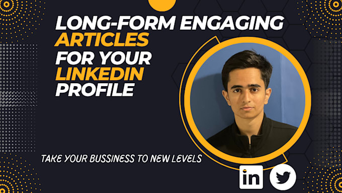 Write industry related engagement articles for your linkedin profile by ...