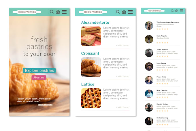 Ui ux design, wireframe, prototype, desktop, mobile app by Oferhod | Fiverr