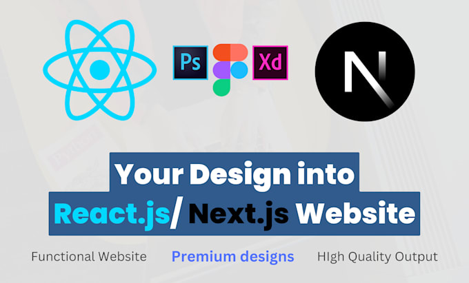 Convert figma to react js or next js website by Mrwaqass | Fiverr
