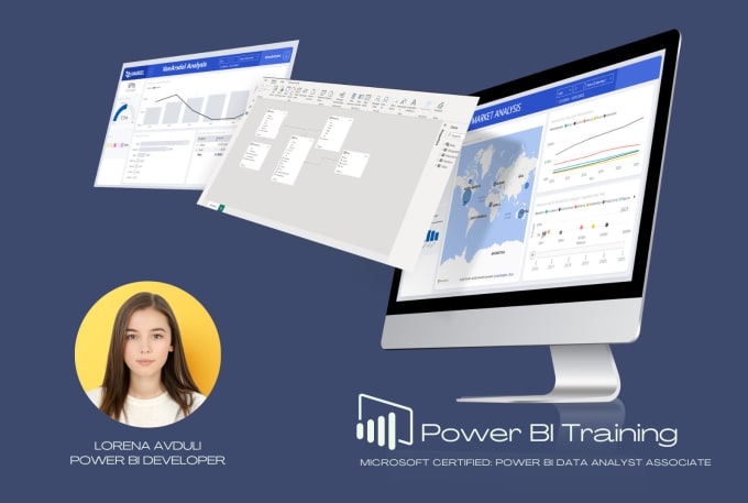 Teach you microsoft power bi by Lorena_avduli | Fiverr