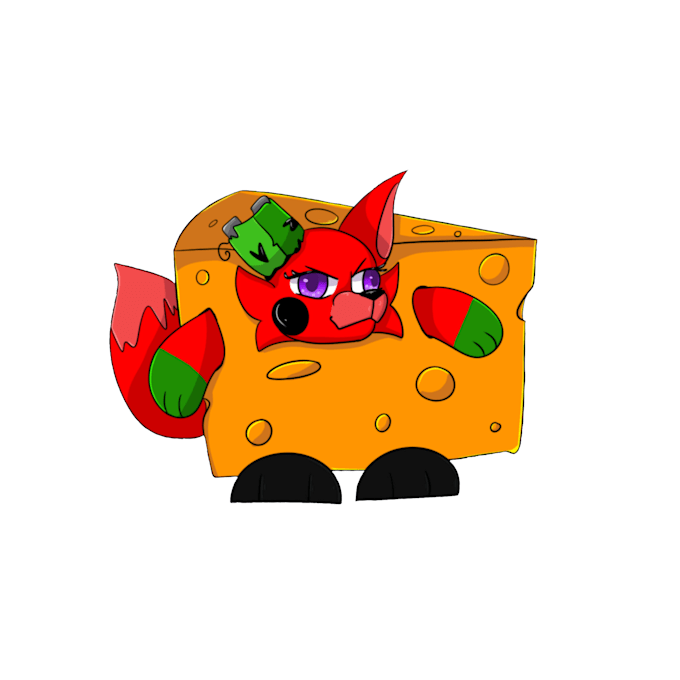 Draw your oc in different food outfits by Springfox02 | Fiverr