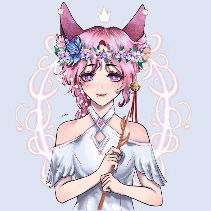 Make beautiful anime pfps of your ocs , fan art etc by Zen_qin_ | Fiverr