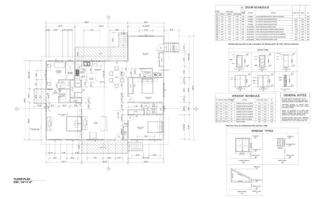 Draw architectural plans in autocad from pdf or sketch by Paolaaguilarm ...