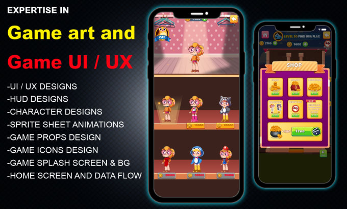 Design stunning game ui by Hassan_411 | Fiverr