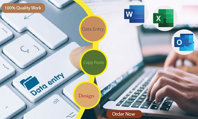 Do data entry, copy paste and design for customers by Riazmurshred | Fiverr