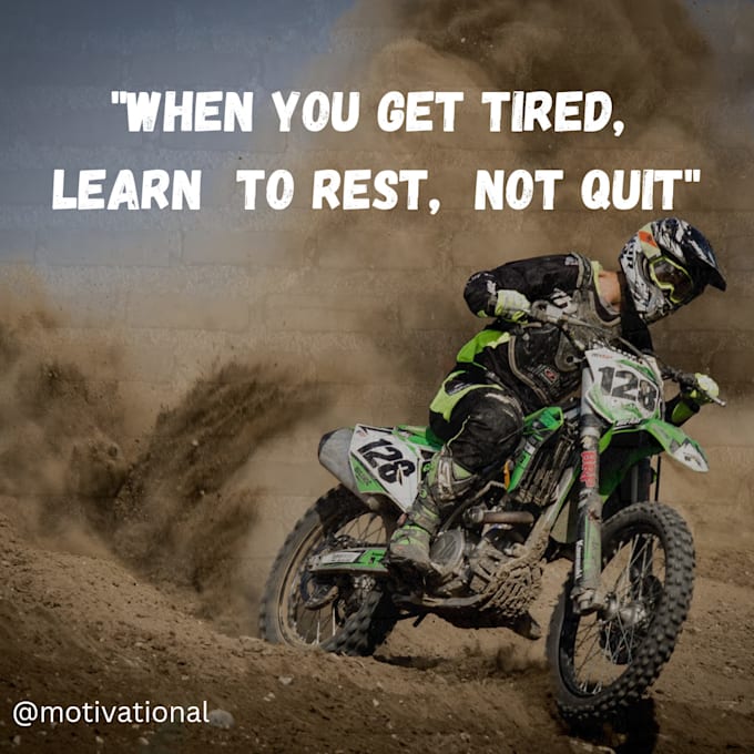 Design motivational,inspirational post with quotes by Aimakhaliq | Fiverr