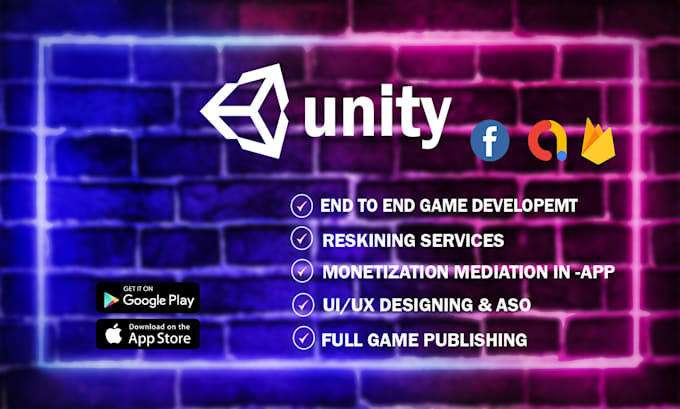 Create unity 3d 2d games monetizable or multiplayer by Badranraza | Fiverr