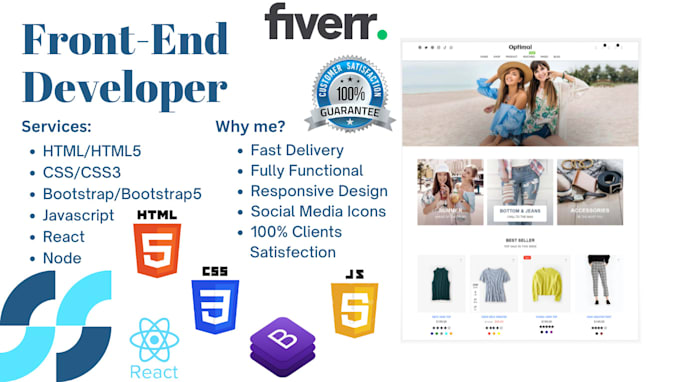 Fix bugs, redesign, create websites with responsive design by ...