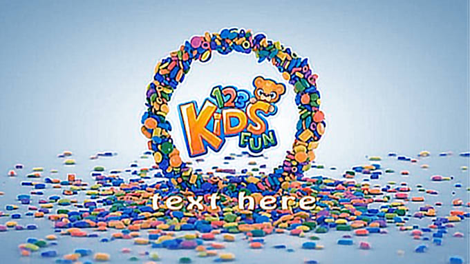 Make wonderful kids video intro outro logo animation maker by ...