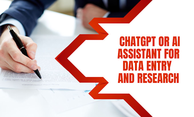 Be chatgpt or ai assistant for data entry and research by Amnaahamid ...