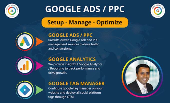 Setup and manage your google ads ppc advertising campaigns by ...