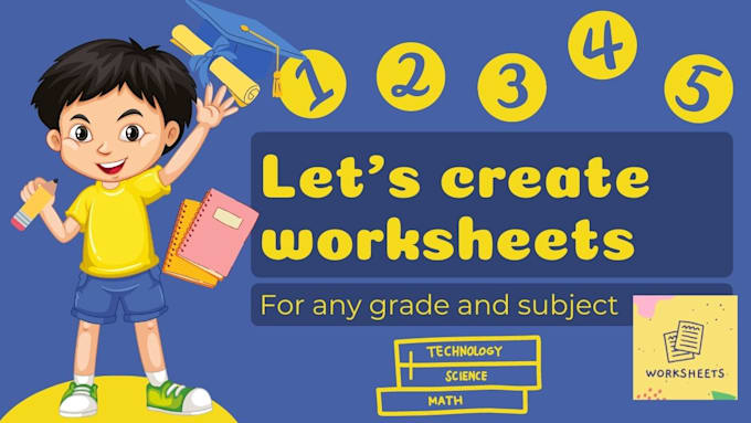 Design professional worksheets of any grade and subject by E4lab ...