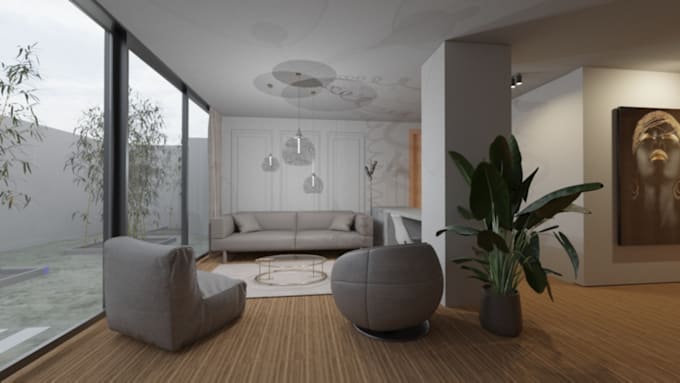 3d architectural modeling and realistic rendering by Jaspoz | Fiverr