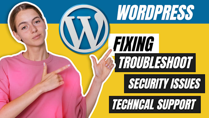 Fix any wordpress troubleshoot by Popotech | Fiverr