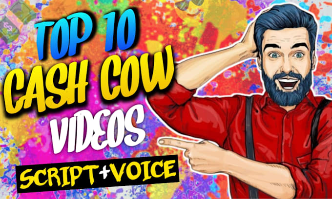 Create top 10 videos and cash cow video editing by Ytstudio5 | Fiverr