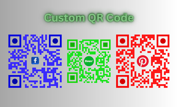 Do custom qr code designs professionally by Sandun_desilva | Fiverr