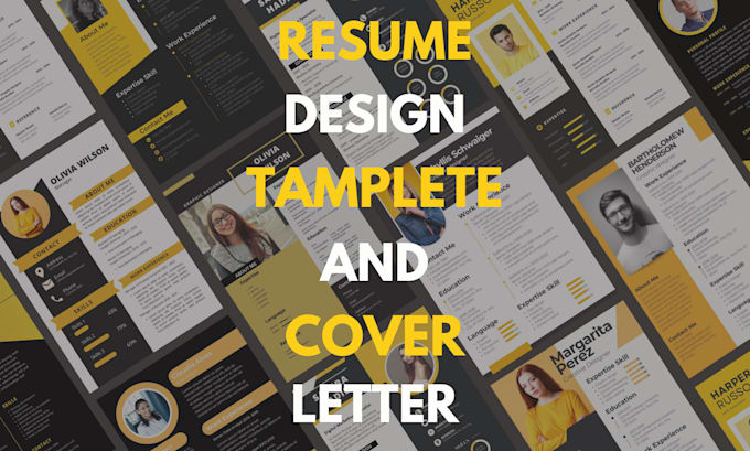 Design resume tamplete and make cover letter by Itsusamamuneer | Fiverr