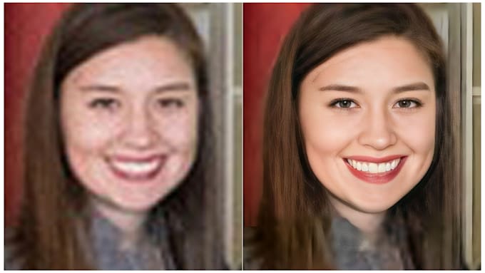 Enhance upscale and improve your low quality blurry pictures by ...