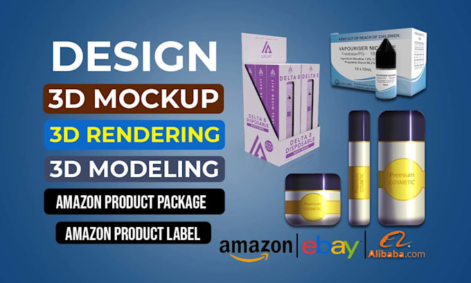Design 3d digital product rendering, realistic rendering, 3d product ...