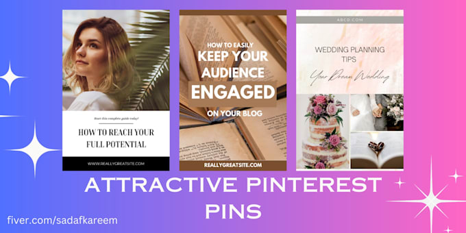 Create amazing pinterest pin for you by Sadafkareem | Fiverr