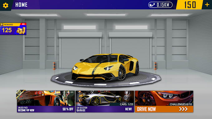 Design a high level game ui by Akgammer952 | Fiverr