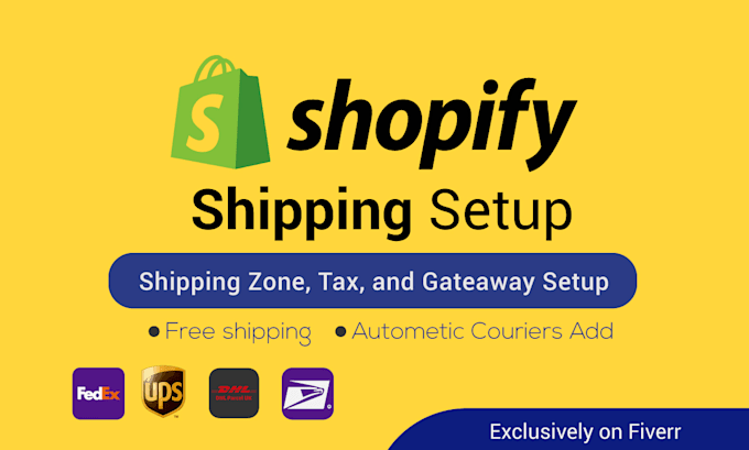 Setup shopify shipping and shipping zones for your store by Shopifyedit ...