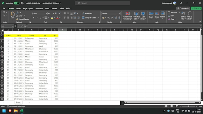 Do Excel Formatting Cleaning And Data Entry By Atulxz Fiverr