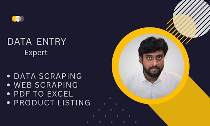 Do spectacular data entry , typing , pdf to excel by Naimulnishu | Fiverr