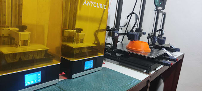 3d print your projects using fdm or sla technology by Blanc3dpstudios ...