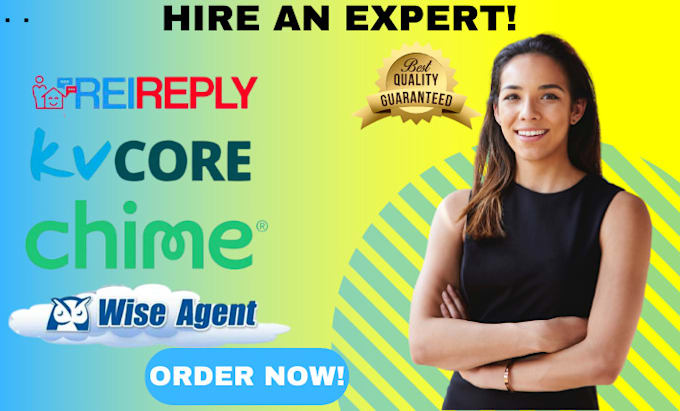 Be your kvcore rei reply chime wise agent virtual assistant by Sales_funnelpro | Fiverr