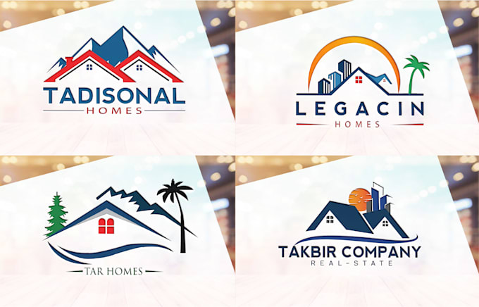 Design unique real estate,home,property,monogram,construction and ...