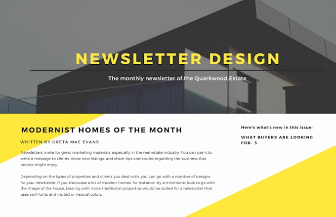 Design responsive mailchimp html email templates newsletter by ...