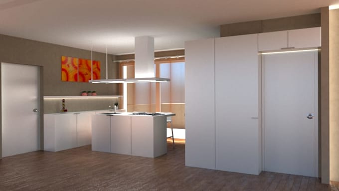 Do render, 3d models, plan, section by R3b3cc4p | Fiverr