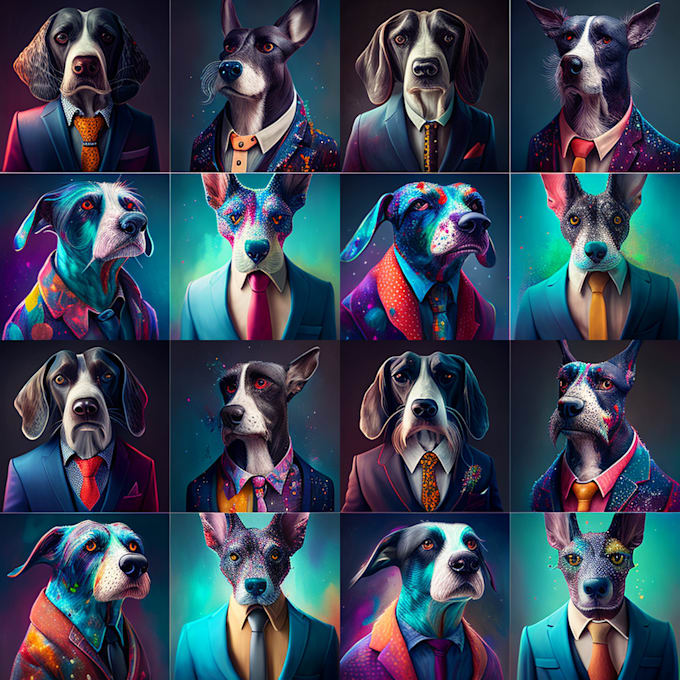 Create digital artwork based on your photo and description by ...