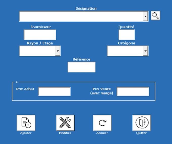 Automated inventory with vba language by excel by Corentins57 | Fiverr