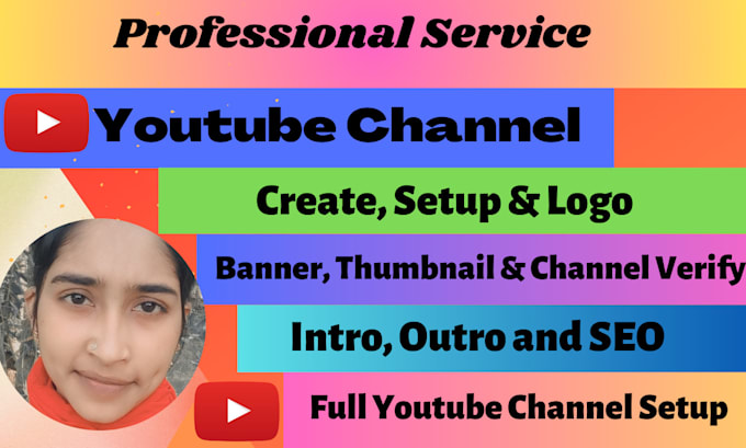 Create, setup, design, and seo youtube channel professional by ...
