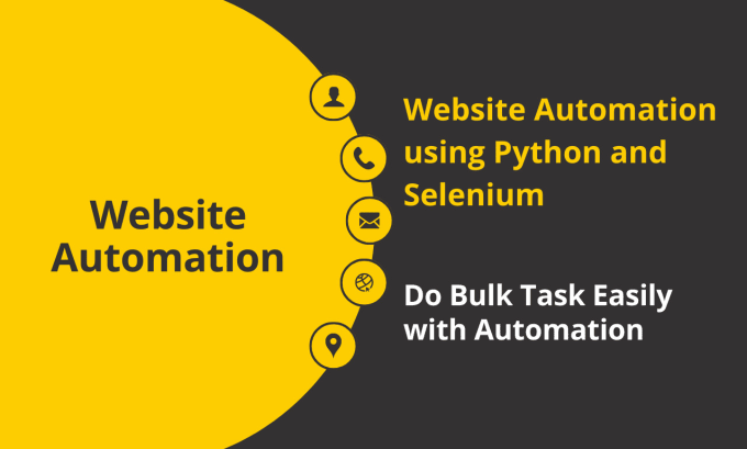 Automate your web task using python and selenium by Nehil_jain | Fiverr Automate your web task using python and selenium by Nehil_jain | Fiverr