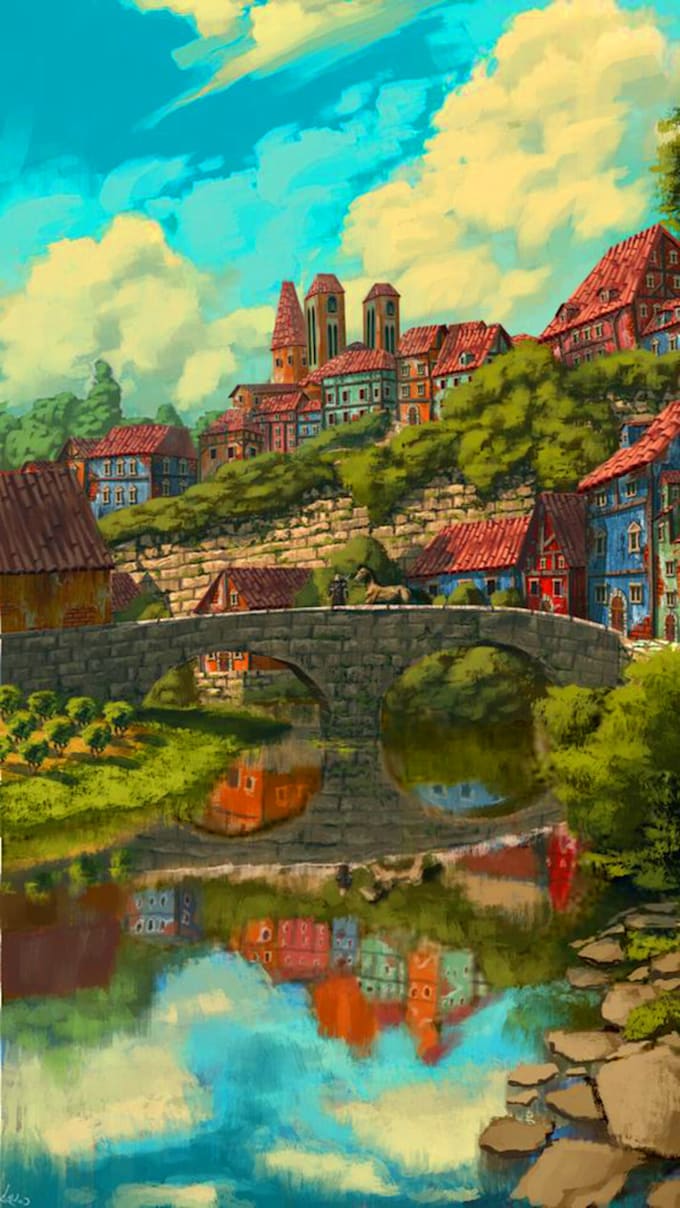 Draw environment concept art landscape design by Donaden | Fiverr Draw environment concept art landscape design by Donaden | Fiverr