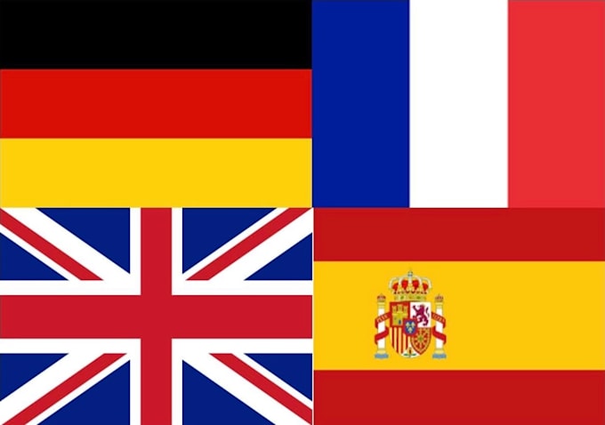 Manually translate every document from spanisch french german spanish ...