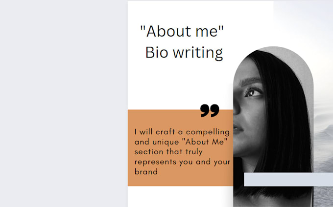 Write your about me bios on social media channels by Farihaugcwork | Fiverr