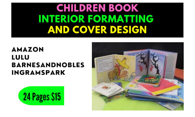 Format childrens book layout for kdp and do book publishing with free ...