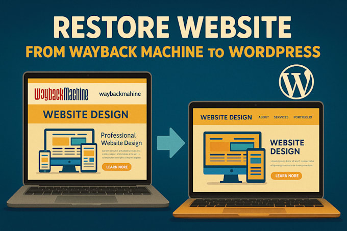 Restore any website from wayback machine to wordpress by Shining_star27 | Fiverr
