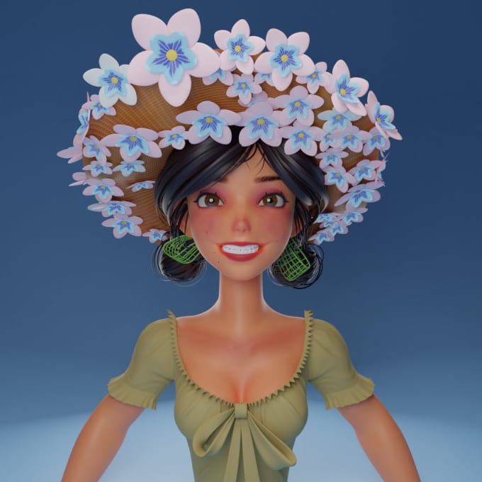 Create 3d cartoon characters, props modeling and texturing by ...