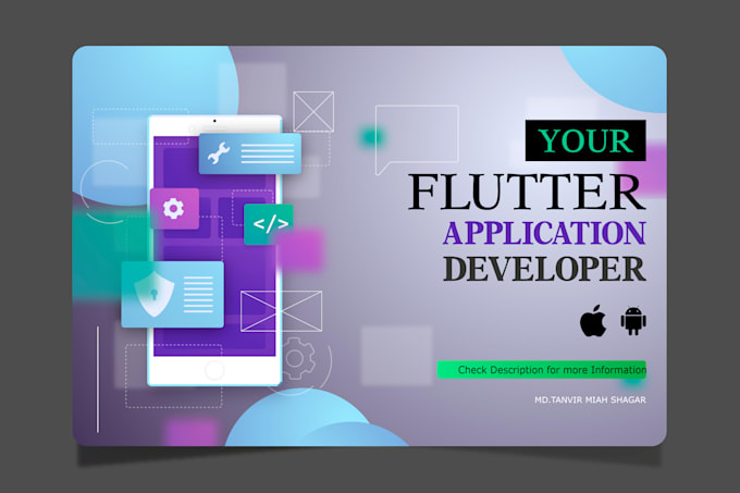 Do app design , developent with flutter for you by Mdtanvirmiah | Fiverr