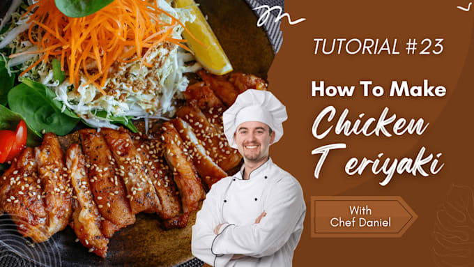 Create custom cooking thumbnails for your brand by Oussamazeggoud7 | Fiverr