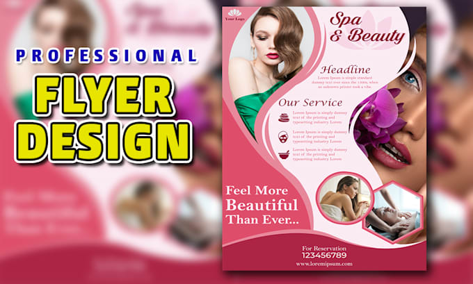 Design a professional one page full color flyer and poster by ...