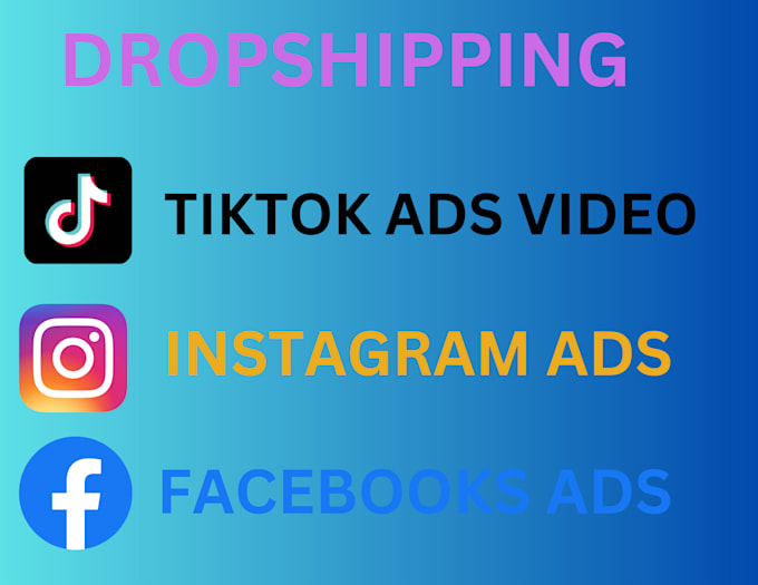 Create A Tik Tok Dropshipping Ads Tiktok Ads Video Facebook And