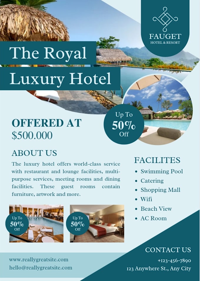 Design professional and eye catcher flyers and brochures by Fatiimaa12 ...