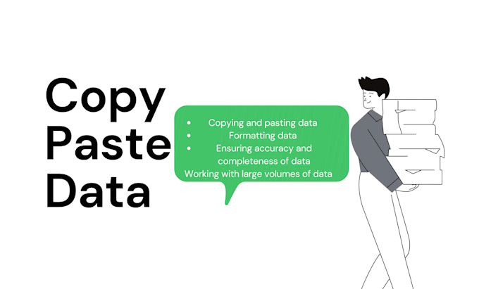 Copy paste data for quick and accurate results by Gfx091 | Fiverr