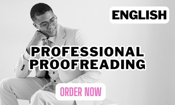 Professionally proofread english text by Bhutcherson | Fiverr